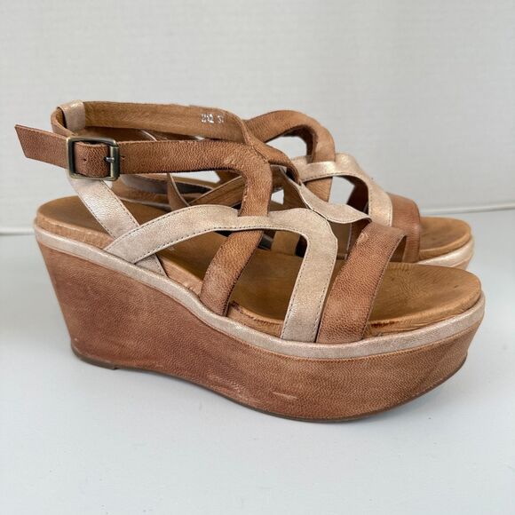 Antelope | Shoes | Antelope Womens H2 Evy Leather Platform Wedge ...